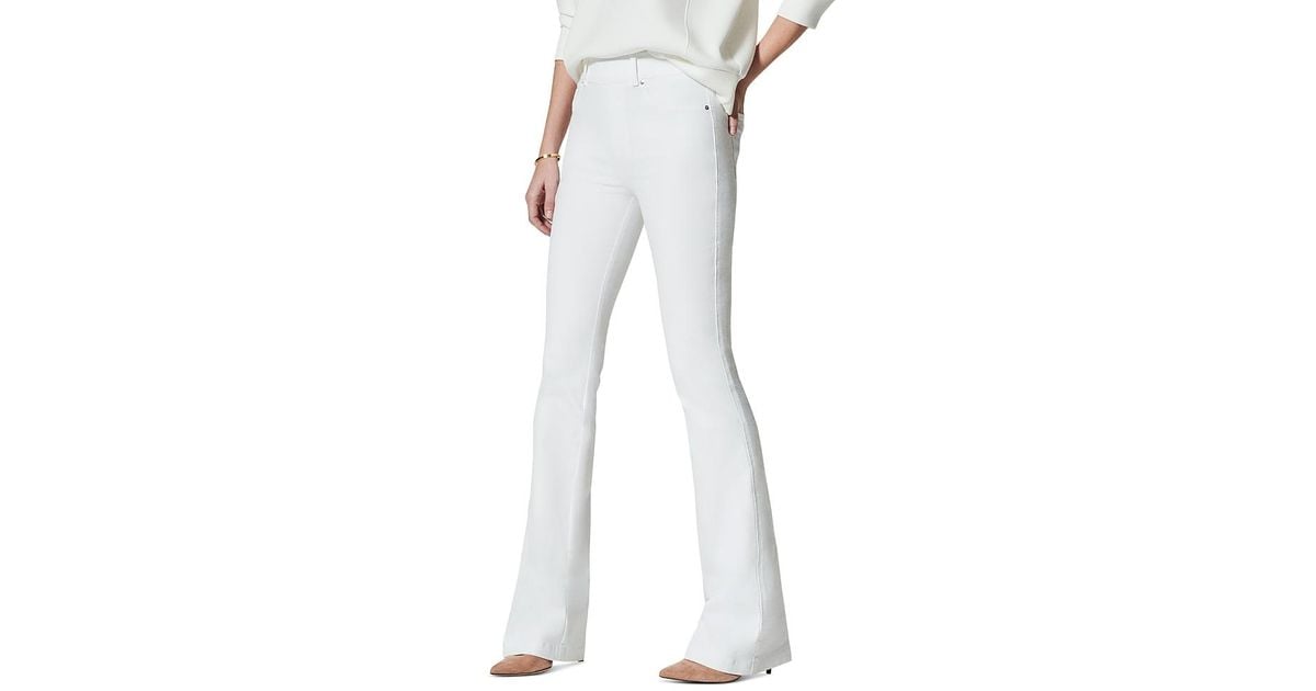 Spanx Shape Everywear Flare Jeans in White | Lyst