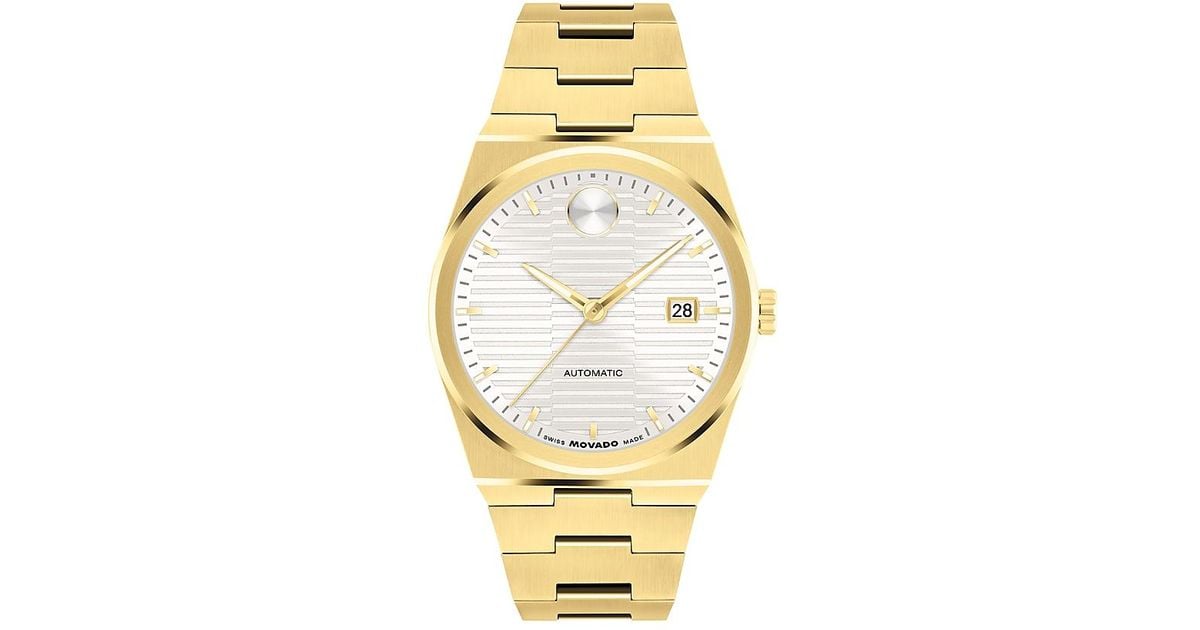 Movado Bold Quest Watch, 39Mm in Metallic for Men | Lyst