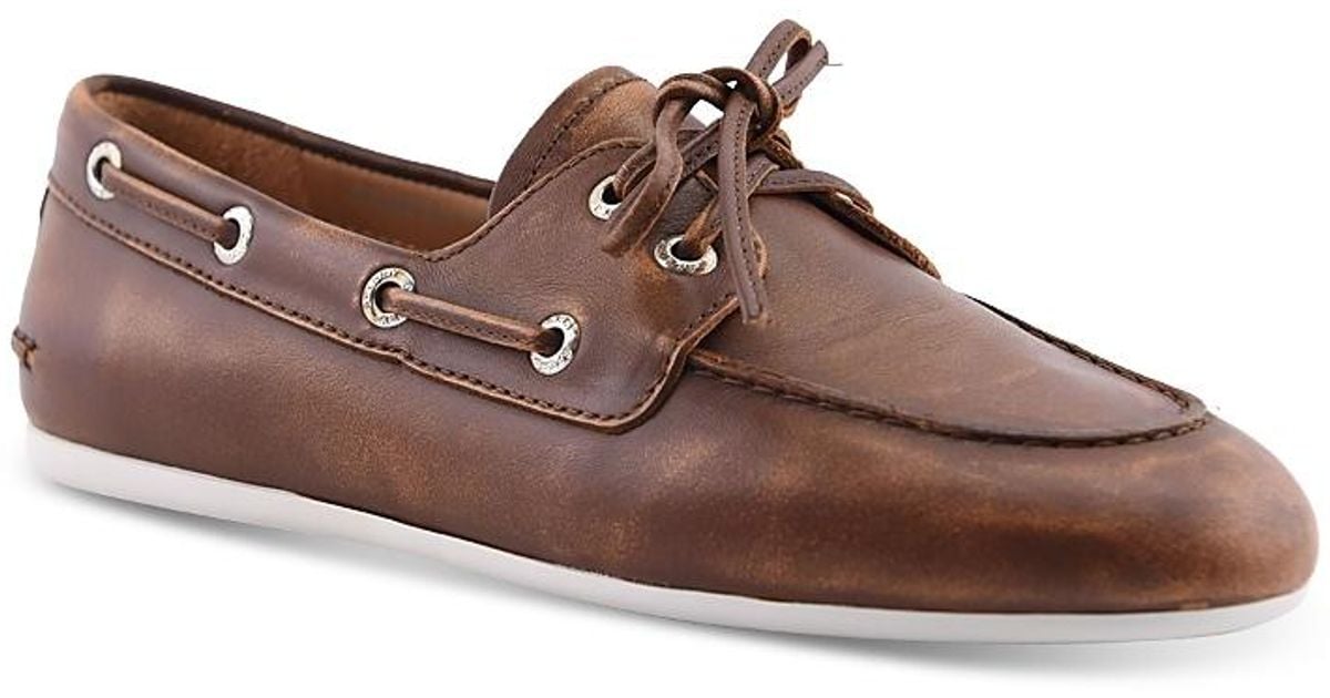 Sperry Top-Sider Slimboat Boat Shoes in Brown | Lyst