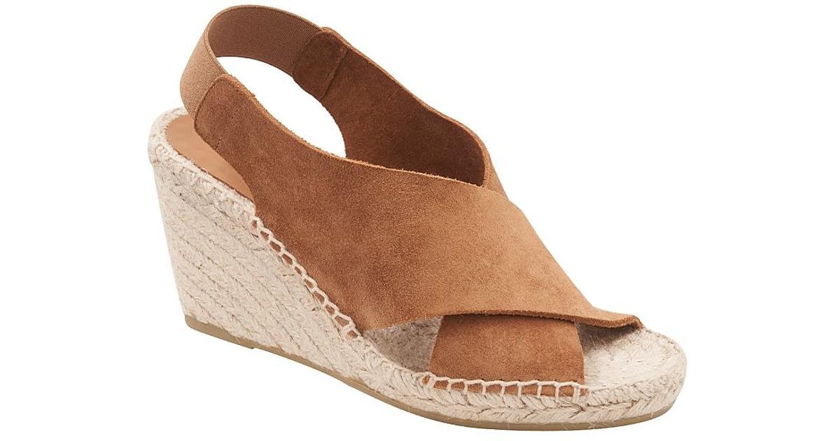 Andre Assous Figaro Slingback Espadrille Sandals in Brown | Lyst