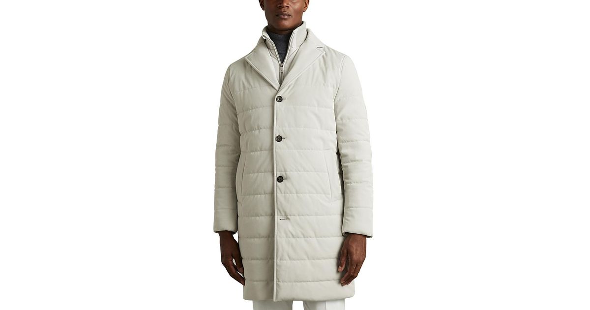 Reiss Patrick Quilted Puffer Jacket in Gray for Men | Lyst