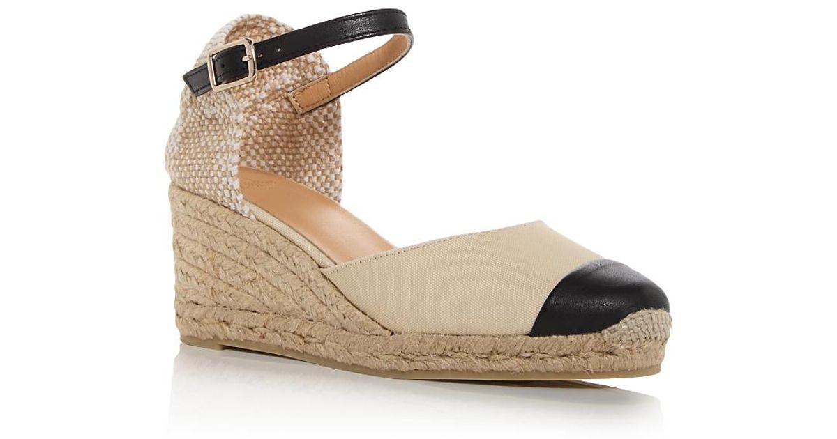 Castañer Coraline Espadrille Wedge Sandals in Metallic | Lyst
