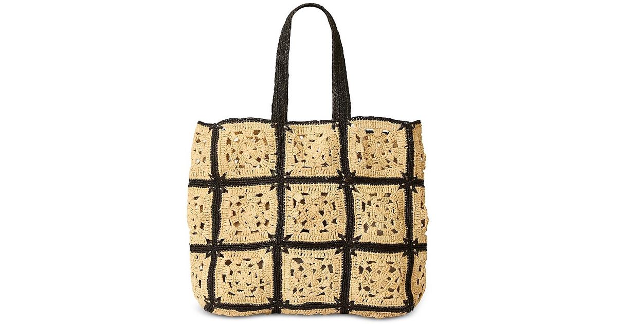 BTB Los Angeles Lulu Tote in Natural | Lyst