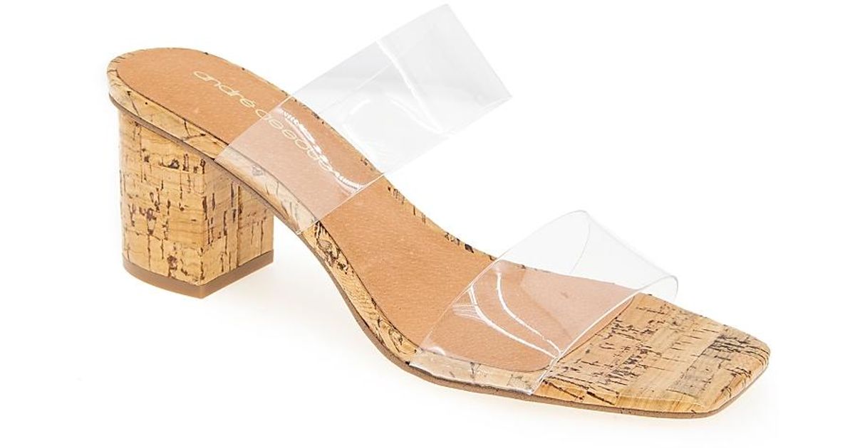 Andre Assous Drew Sandals in Natural | Lyst UK