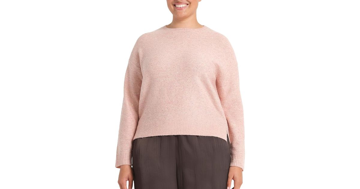 Estelle Night Sparkle Sweater in Pink | Lyst UK