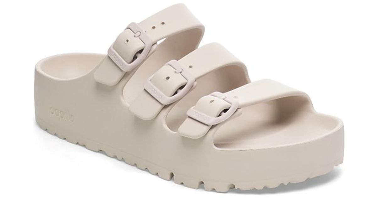 Birkenstock Florida Eva Platform Flex Sandals in White | Lyst