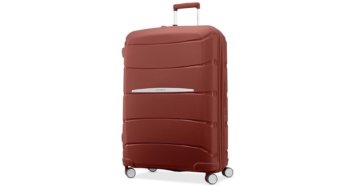 Samsonite Outline Pro Large Spinner Suitcase in Red | Lyst