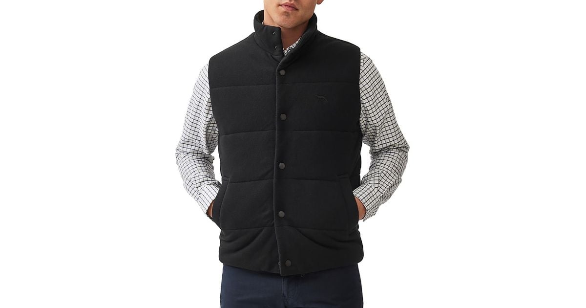 Rodd & Gunn Rodd And Gunn Lake Ferry Quilted Vest in Black for Men | Lyst