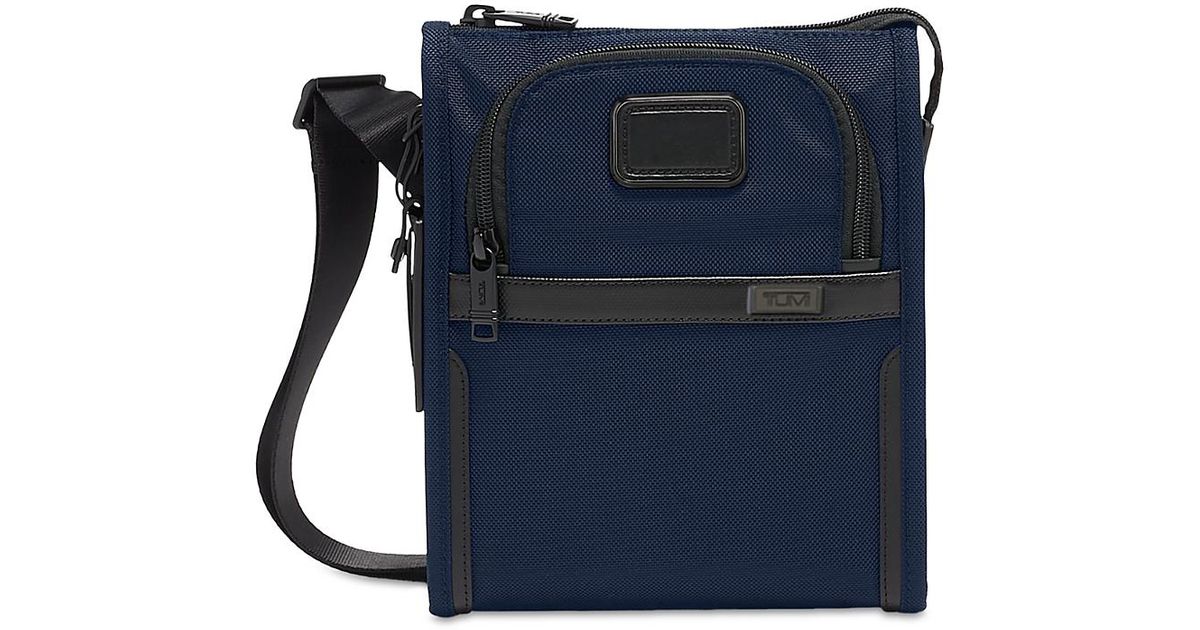 Tumi Alpha 3 Small Pocket Bag in Blue | Lyst