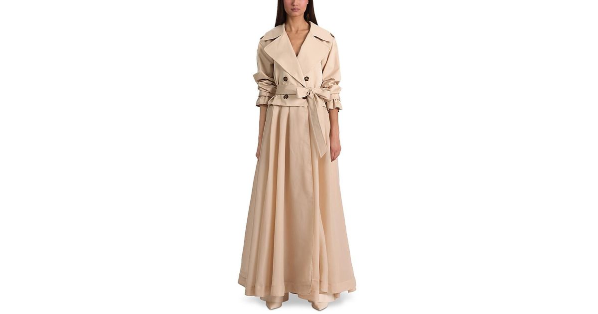 Alice + Olivia Nevada Trench in Blue | Lyst