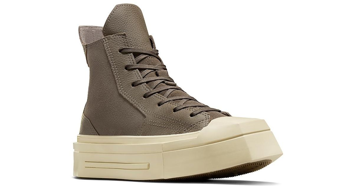 Converse Chuck 70 De Luxe Squared Sneakers in Brown | Lyst
