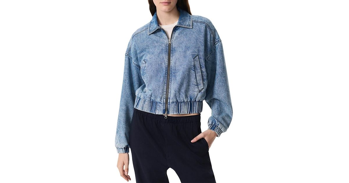 Rag & Bone Featherweight Lara Jacket in Blue | Lyst