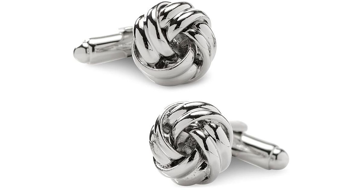 Cufflinks Inc. Knot Cufflinks in White for Men | Lyst UK