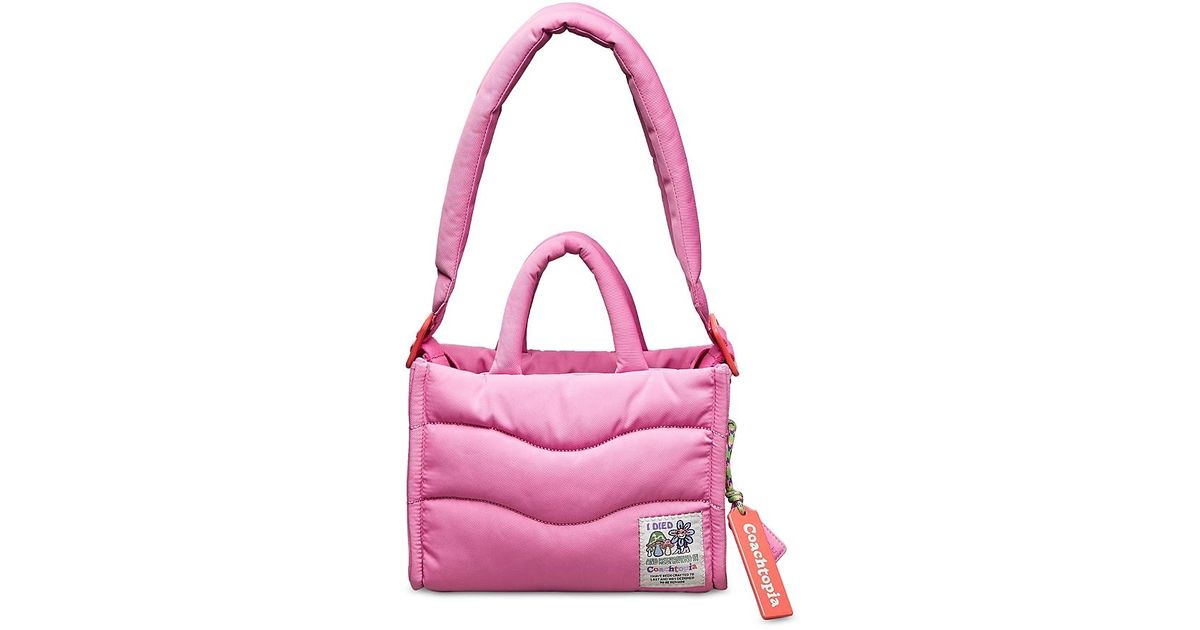 Coachtopia Loop Mini Tote in Pink | Lyst