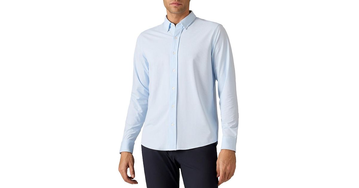 Rhone Slim Fit Commuter Dress Shirt in White for Men | Lyst