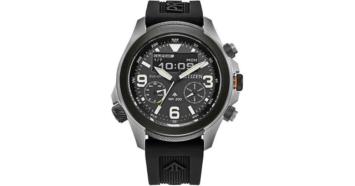 Citizen Eco Drive Promaster Land Watch, 44Mm in Gray for Men | Lyst