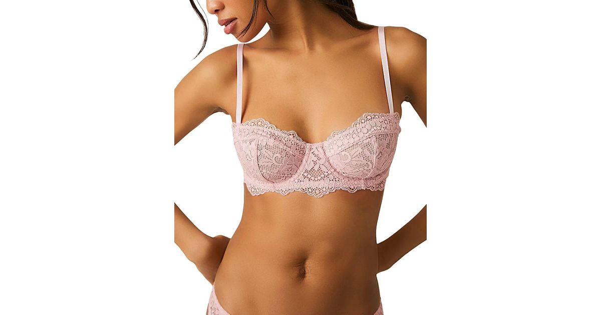 Free People Maya Lace Convertible Underwire Bra in White | Lyst