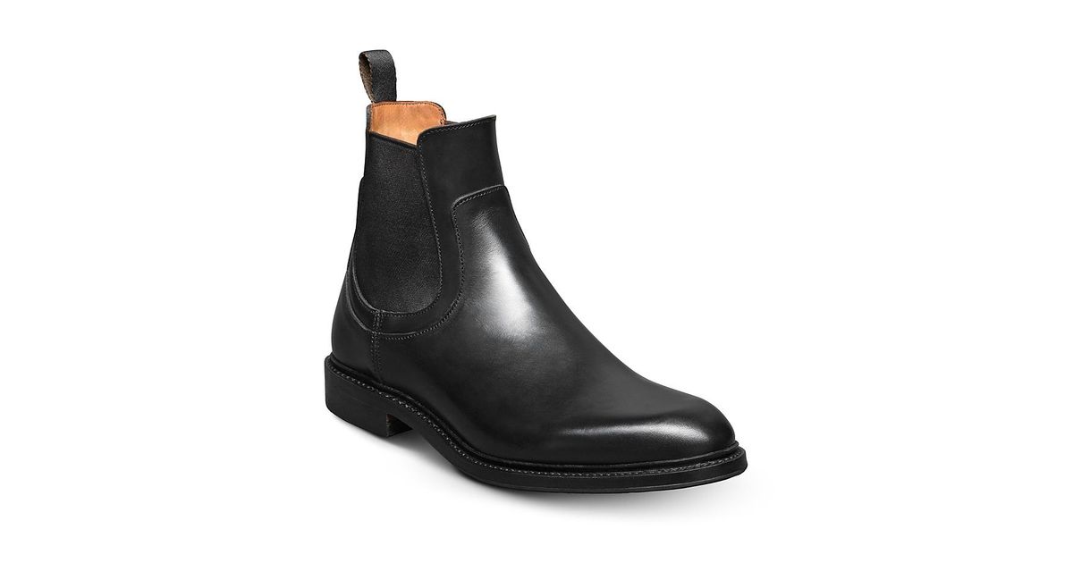 Allen Edmonds Tanner Chelsea Boots in Black for Men | Lyst UK