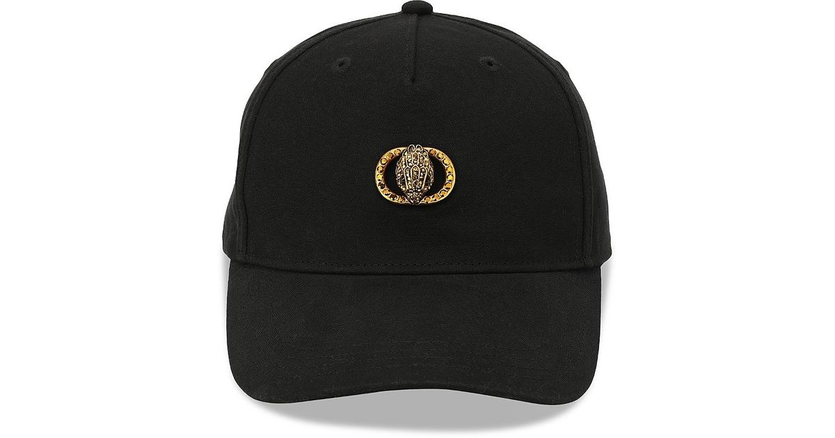 Kurt Geiger Mayfair Baseball Cap in Black | Lyst