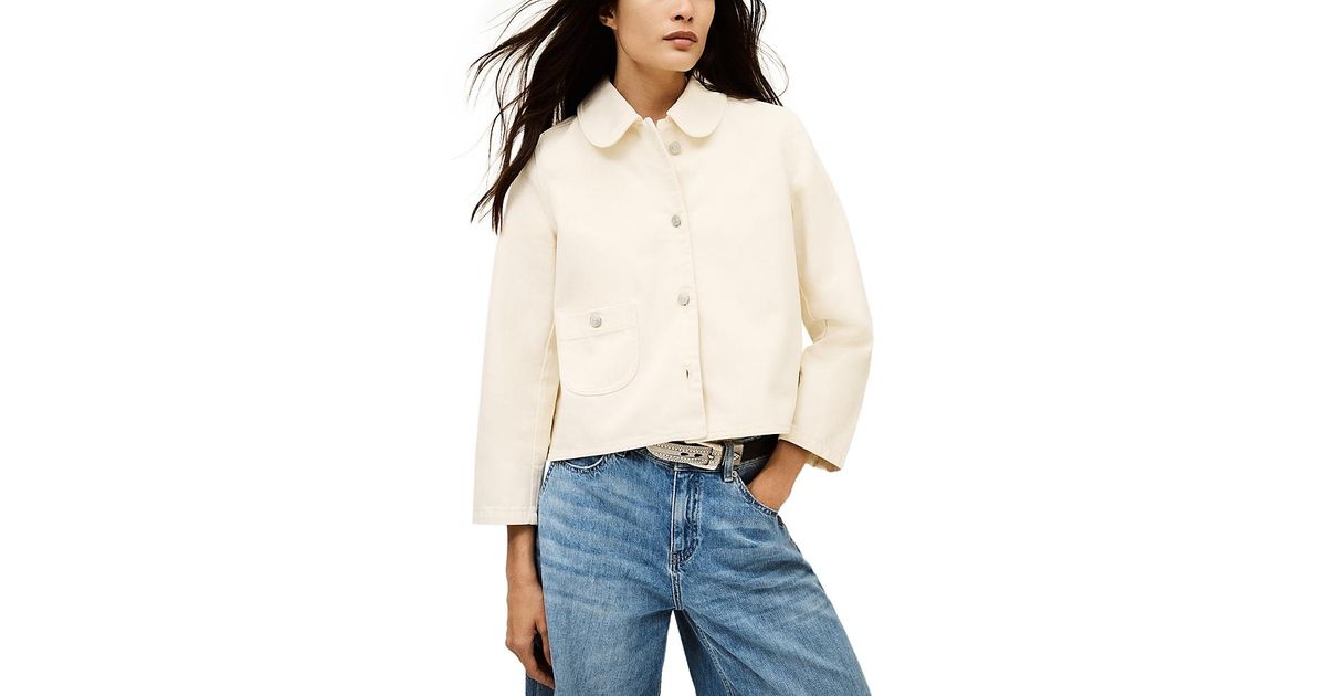 Ba&sh Etiny Jacket in White | Lyst UK