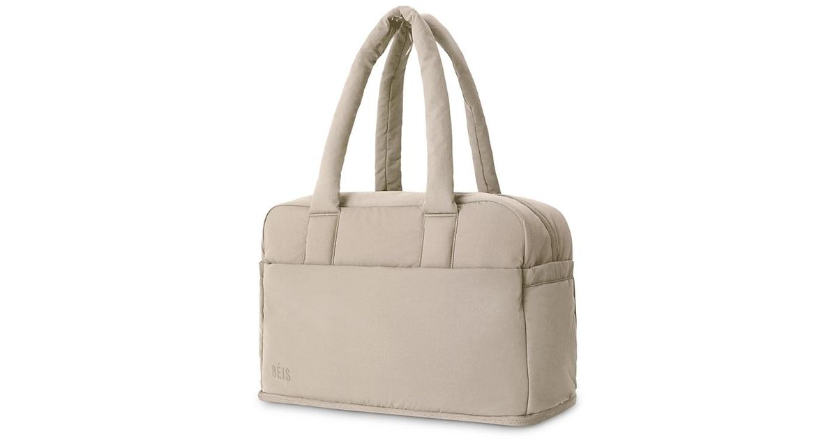 BEIS The Air Duffel in Natural | Lyst