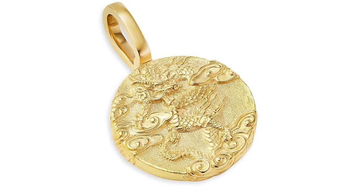 David Yurman Dragon Amulet in Metallic for Men | Lyst