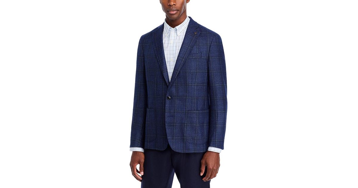Peter Millar Clyde Plaid Soft Jacket in Blue for Men | Lyst