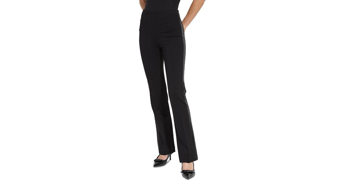 Lyssé E Sequin Embellished Pants in Black | Lyst UK