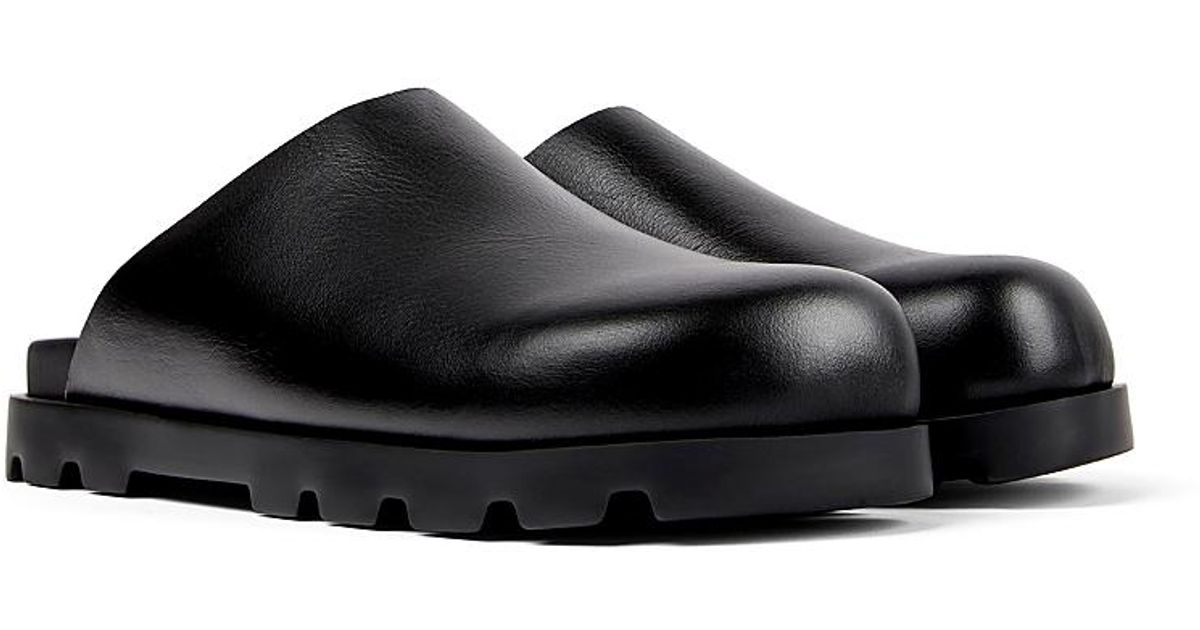 Camper Brutus Slip On Clogs in Black for Men | Lyst