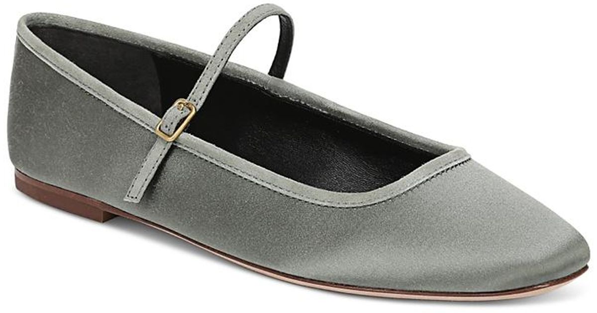 Veronica Beard Ellie Ballet Flats in Grey | Lyst UK