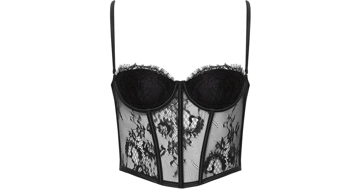 Bluebella Madeline Wired Bustier (With Detachable Shoulder Straps) in ...