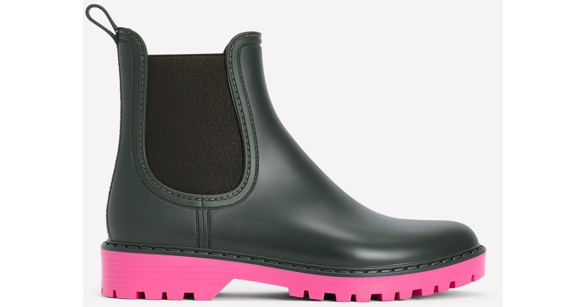 Boden Chelsea Wellie Boots in Green | Lyst UK