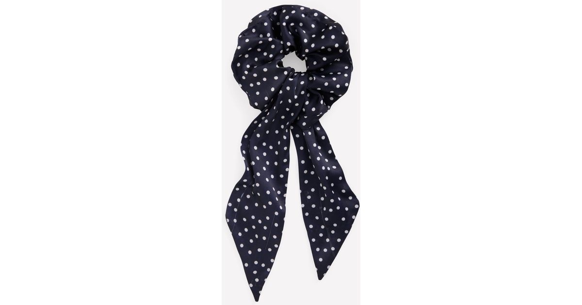 Boden Scarf Scrunchie in Blue | Lyst UK
