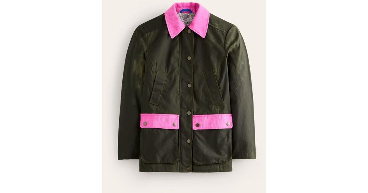 Boden Heritage Wax Jacket in Green | Lyst