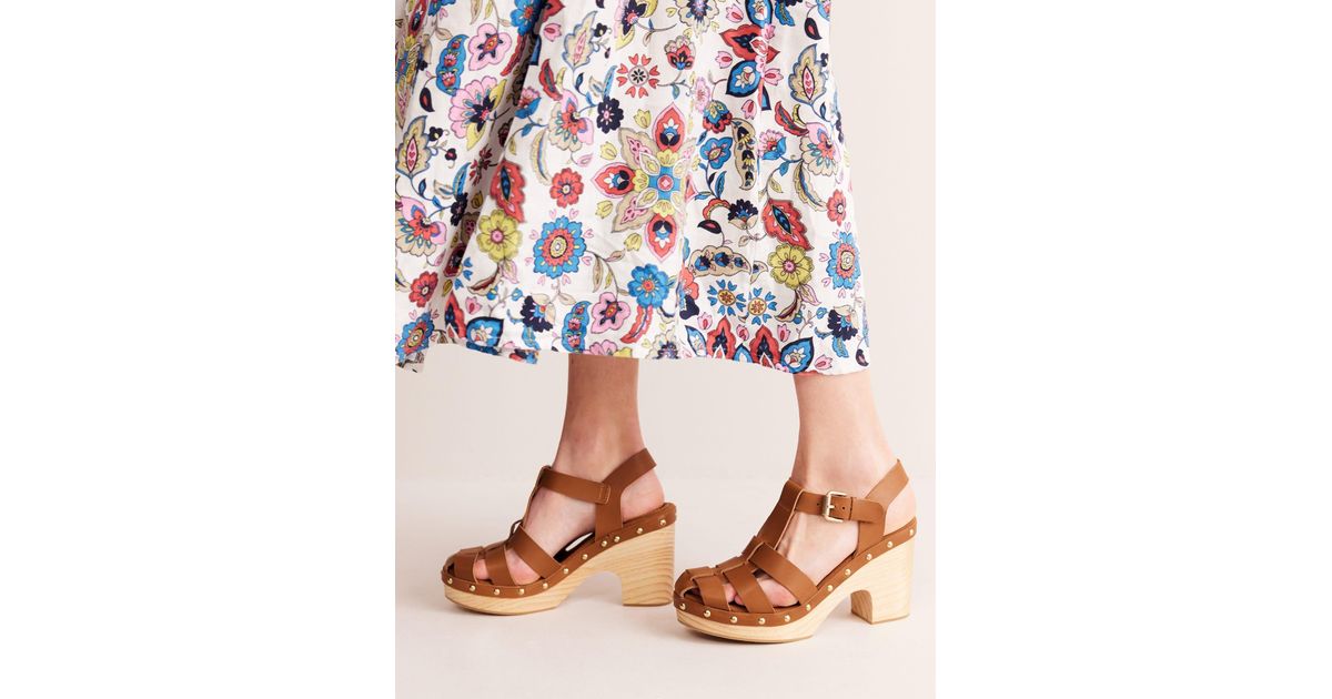 Boden Fisherman Clogtan in Brown | Lyst UK