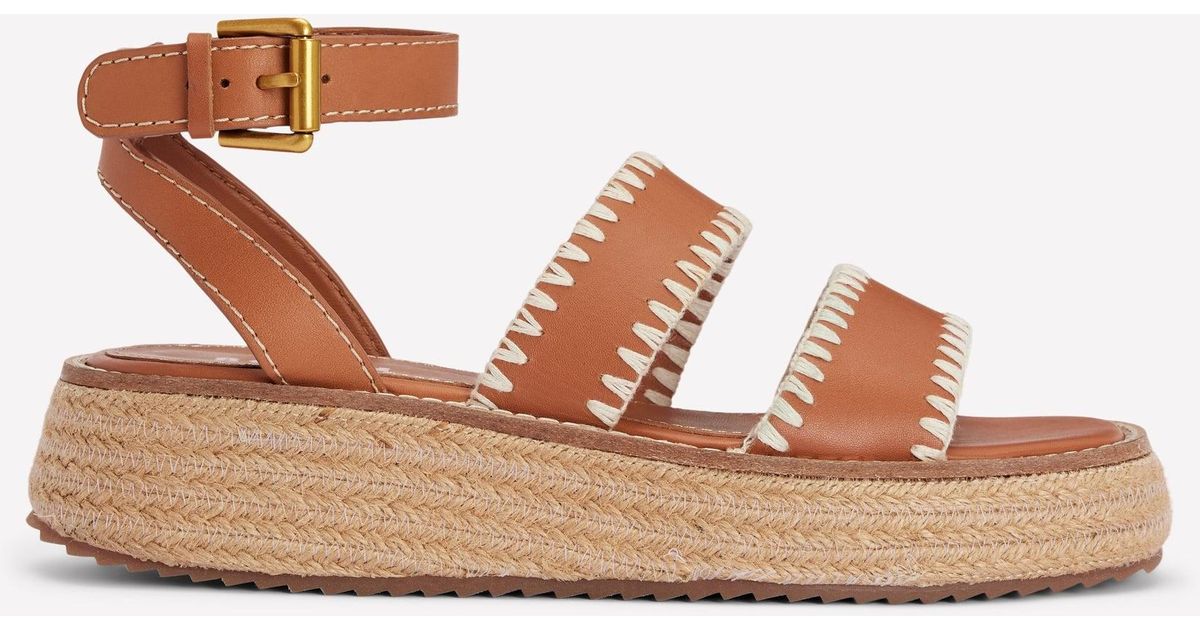 Boden Chunky Flatform Sandals in Pink | Lyst