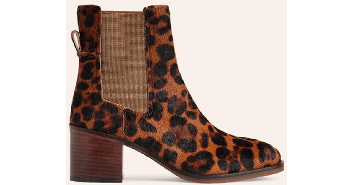 Boden Chelsea Block Heel Boot Multi in Brown | Lyst