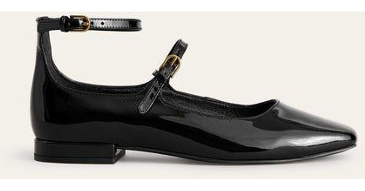 Boden Double-strap Mary Jane Shoes in Black | Lyst