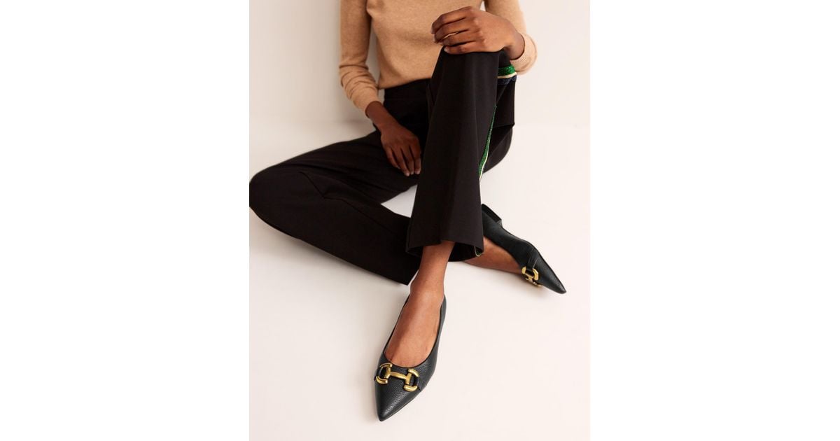 Boden Iris Snaffle Ballet Flatsblack | Lyst