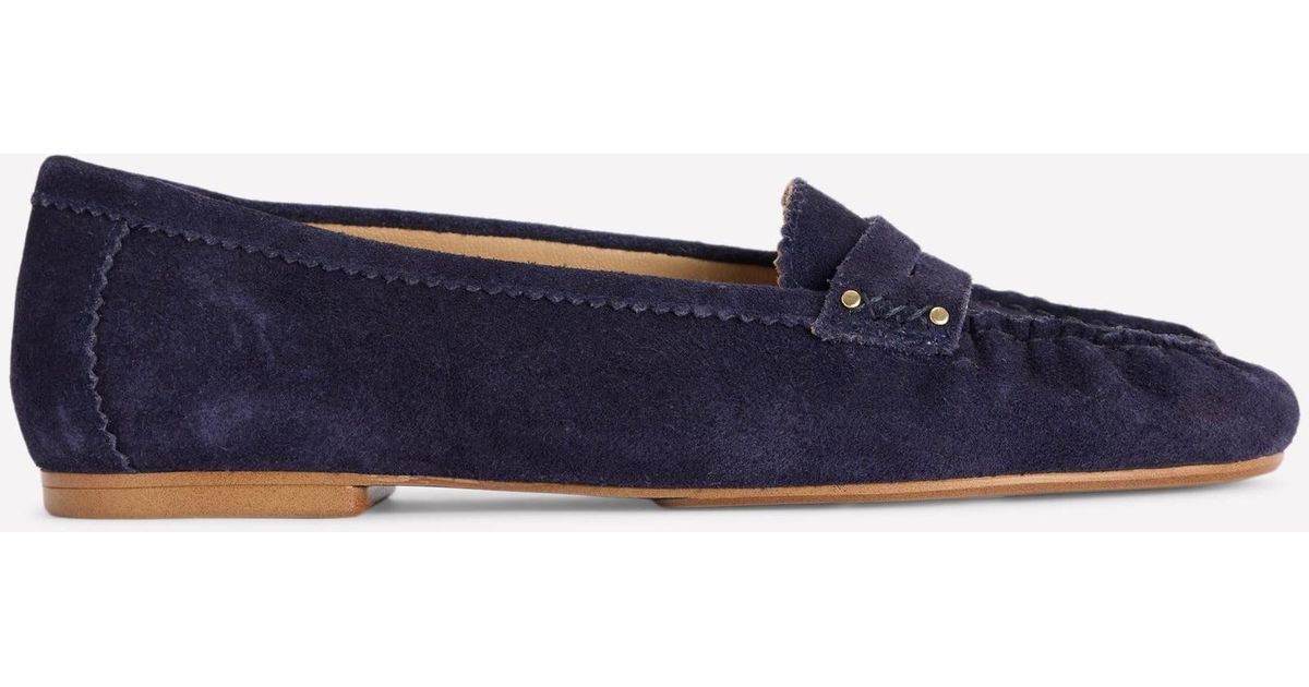 Boden Classic Penny Loafers in Blue | Lyst