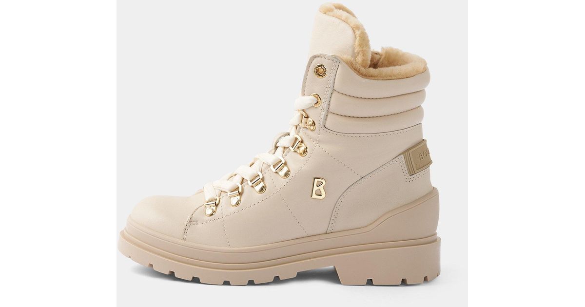 Bogner St.moritz Ankle Boots With Spikes in Natural | Lyst