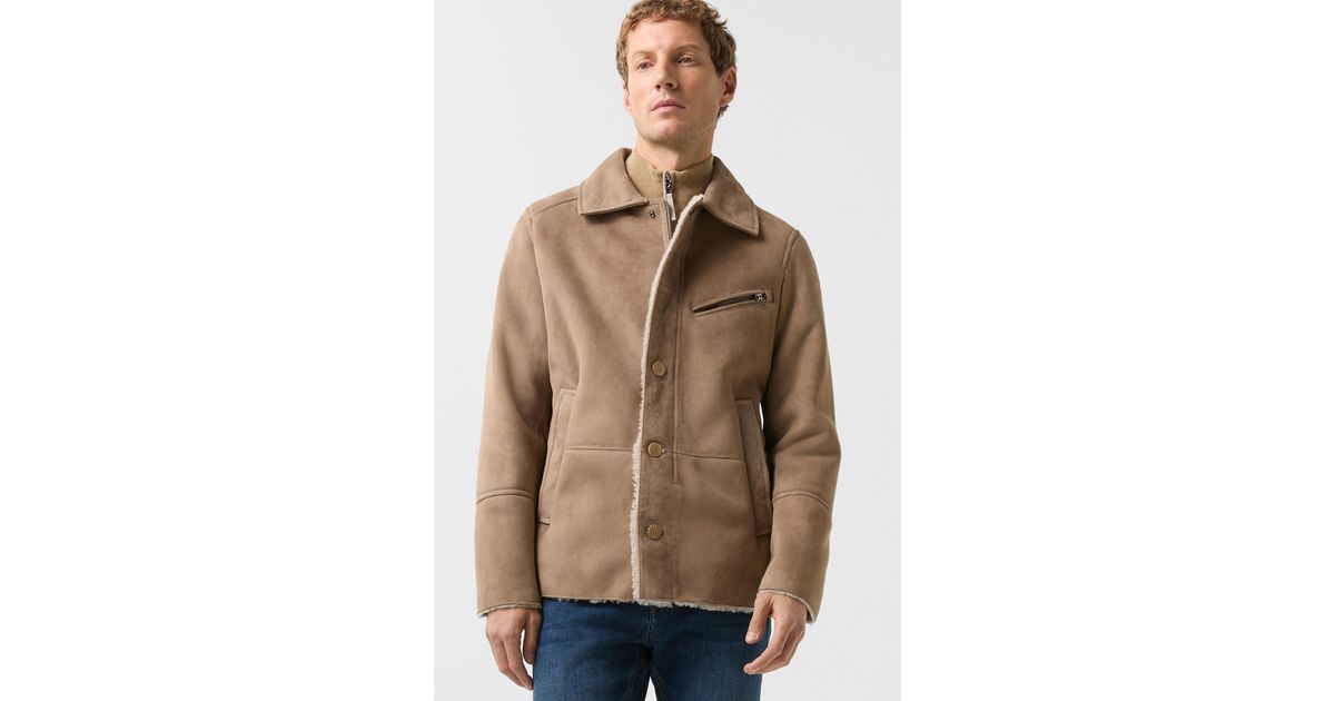 Bogner Liron Lambskin Leather Jacket in Brown for Men | Lyst