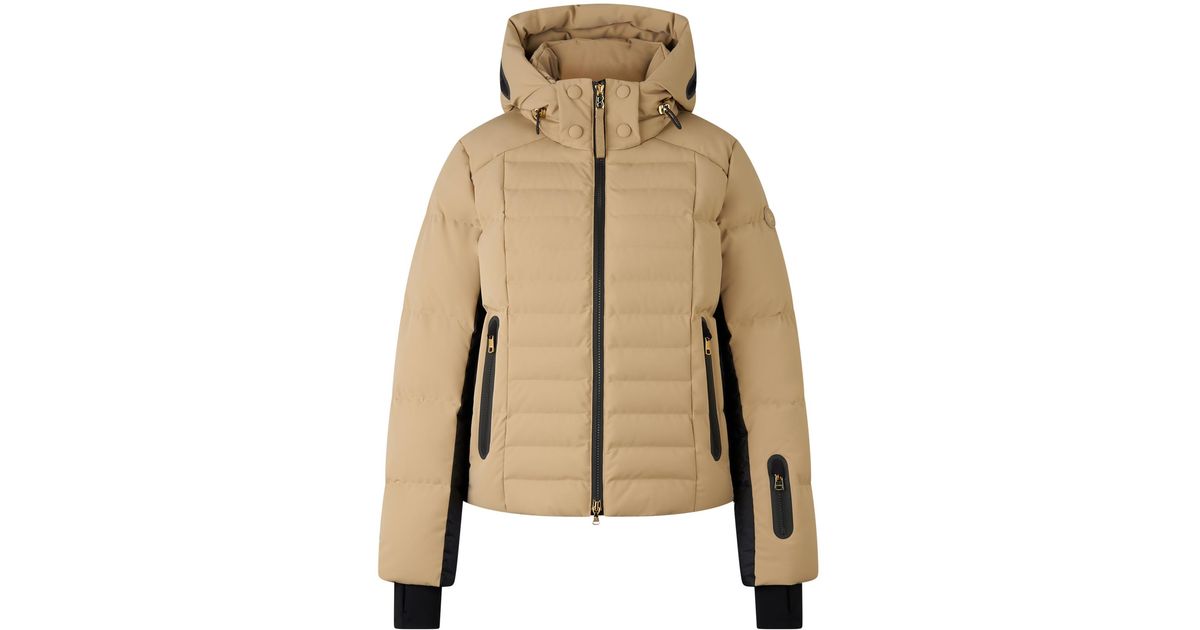 Bogner Bond Down Ski Jacket in Natural | Lyst UK