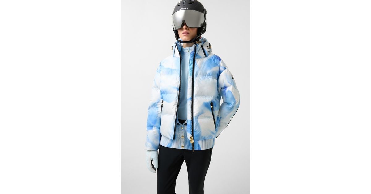 Bogner Kelly Down Ski Jacket in Blue | Lyst