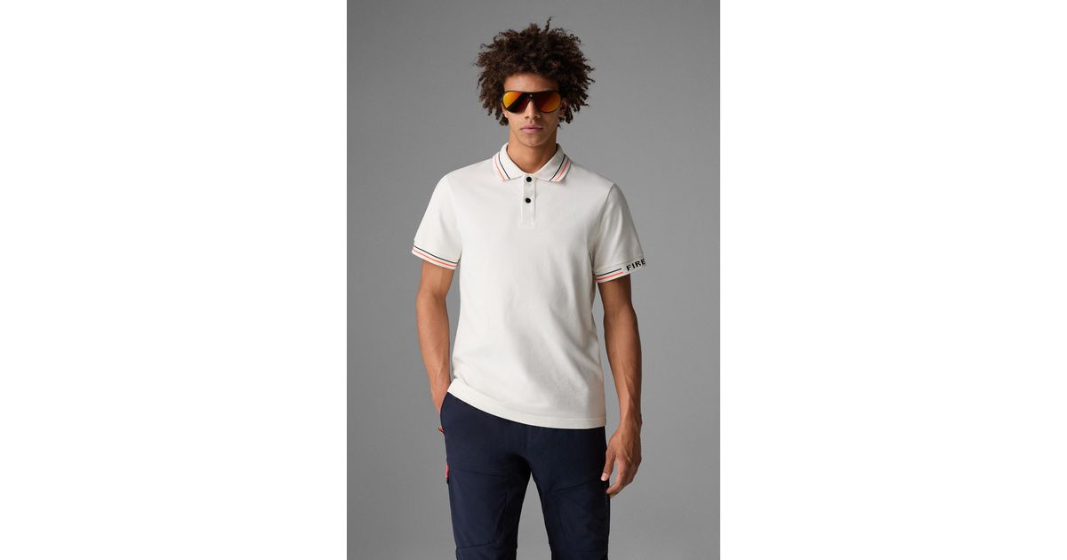 Bogner Fire + Ice Arjan Polo Shirt in Natural for Men | Lyst Canada