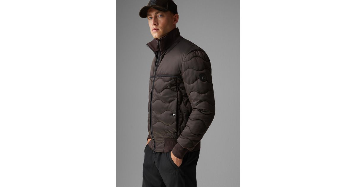 Bogner Lewin Quilted Jacket in Gray for Men | Lyst