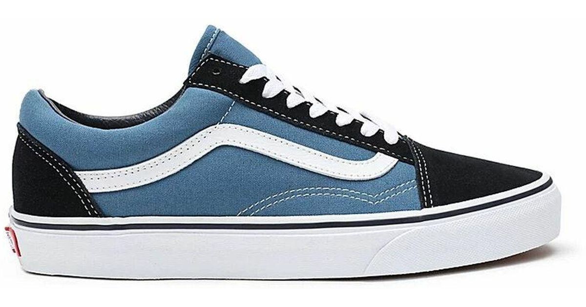 Vans Mens Trainers Old Skool Blue For Men Lyst