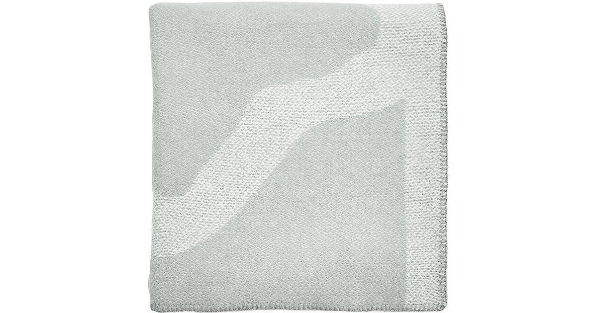 BoohooMAN Ted Baker 'magnolia' Wool Throw in White for Men | Lyst UK