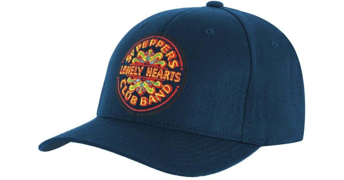 BoohooMAN The Beatles Sgt Pepper Baseball Cap in Blue for Men | Lyst UK