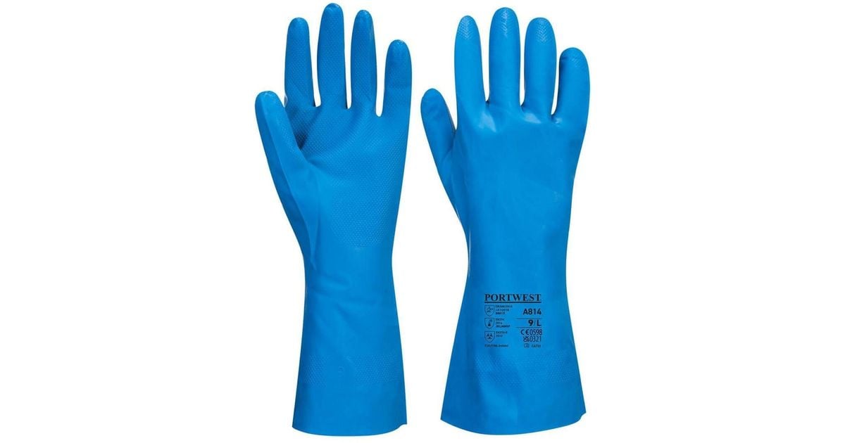 BoohooMAN Portwest Nitrile Food Industry Gauntlet in Blue for Men | Lyst UK